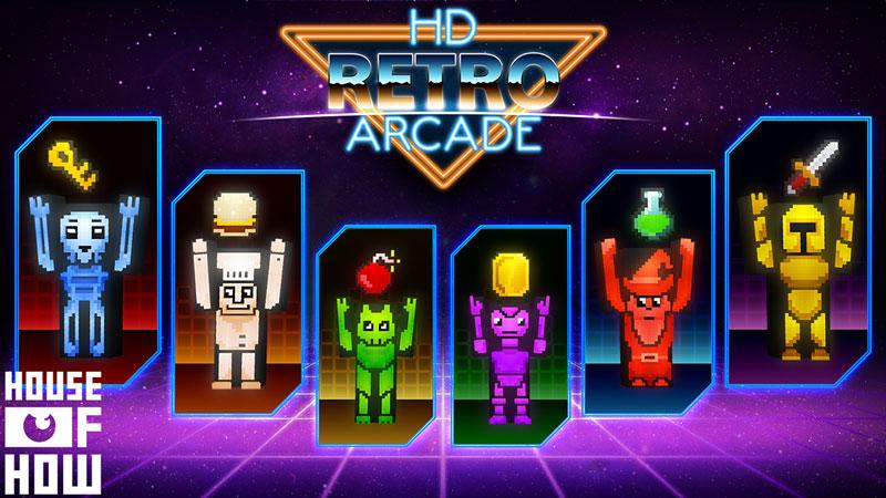 HD Retro Arcade by House of How | CHUNK - Minecraft Bedrock Marketplace ...