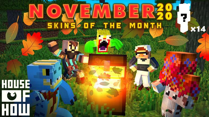 Skins of the Month - November by House of How | CHUNK - Minecraft ...