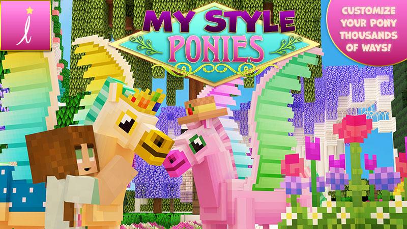 My Style: Ponies by Imagiverse | CHUNK - Minecraft Bedrock Marketplace Explorer