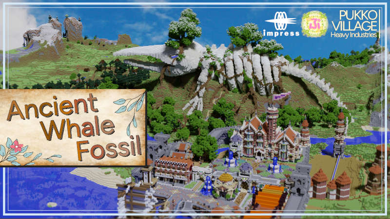 Ancient Whale Fossil by Impress | CHUNK - Minecraft Bedrock Marketplace ...