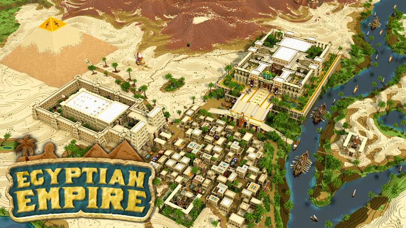 Egyptian Empire by Impulse | CHUNK - Minecraft Bedrock Marketplace Explorer