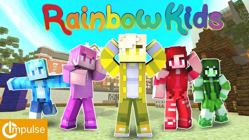 Rainbow Kids by Impulse | CHUNK - Minecraft Bedrock Marketplace Explorer