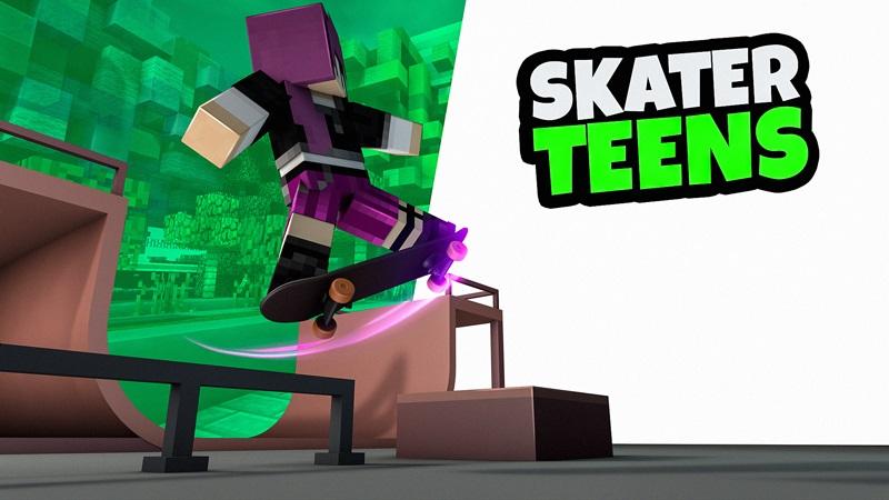 Skater Teens by Impulse | CHUNK - Minecraft Bedrock Marketplace Explorer