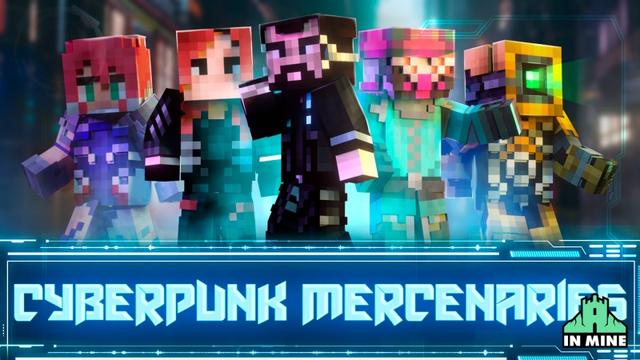 Cyberpunk Mercenaries by In Mine | CHUNK - Minecraft Bedrock Marketplace Explorer
