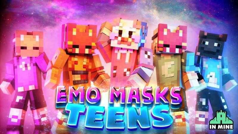 Emo Masks Teens by In Mine | CHUNK - Minecraft Bedrock Marketplace Explorer