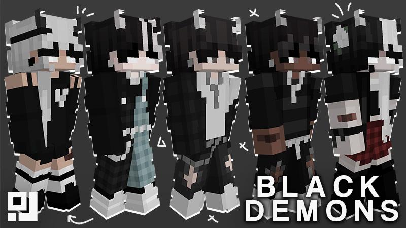 Black Demons by inPixel | CHUNK - Minecraft Bedrock Marketplace Explorer