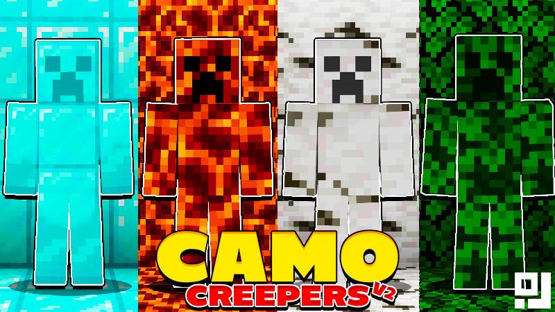 Camo Creepers V2 by inPixel | CHUNK - Minecraft Bedrock Marketplace Explorer