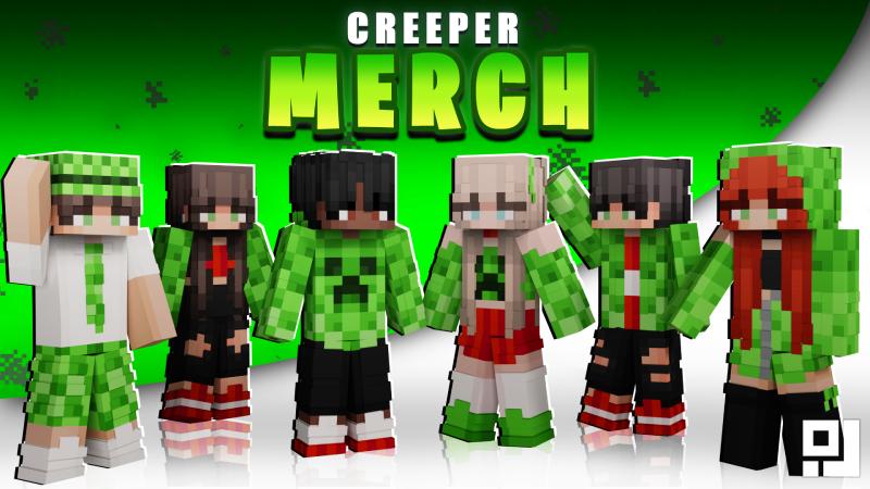 Creeper Merch by inPixel | CHUNK - Minecraft Bedrock Marketplace Explorer