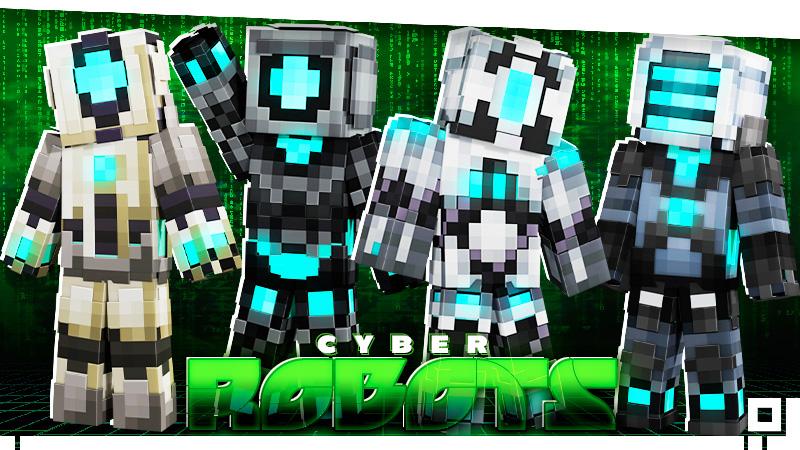 Cyber Robots by inPixel | CHUNK - Minecraft Bedrock Marketplace Explorer