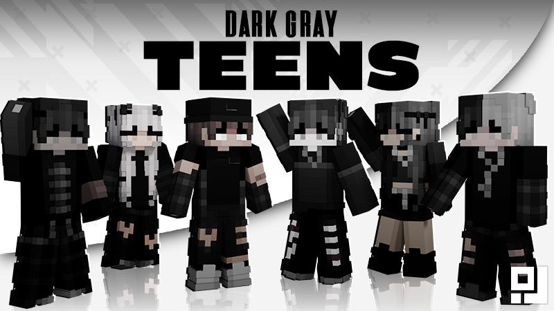 Dark Gray Teens by inPixel | CHUNK - Minecraft Bedrock Marketplace Explorer