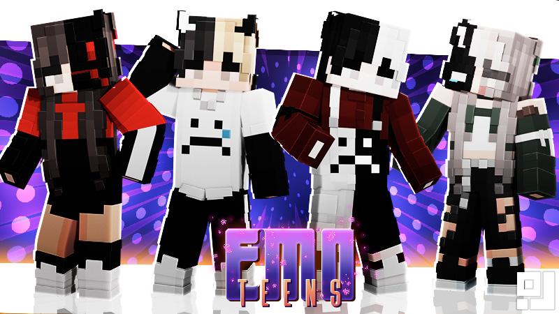 Emo Teens by inPixel | CHUNK - Minecraft Bedrock Marketplace Explorer