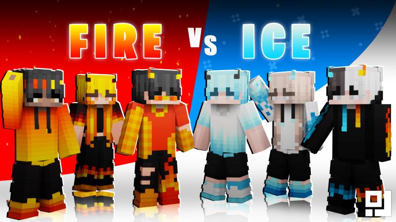 Fire VS Ice by inPixel | CHUNK - Minecraft Bedrock Marketplace Explorer