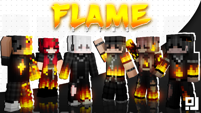 Flame Goths by inPixel | CHUNK - Minecraft Bedrock Marketplace Explorer