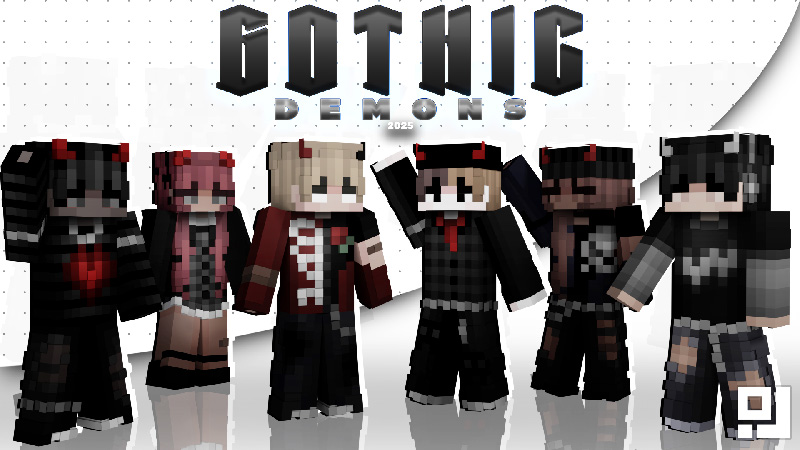 Gothic Demons 2025 by inPixel | CHUNK - Minecraft Bedrock Marketplace Explorer