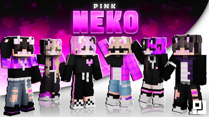 Pink Neko de inPixel | CHUNK - Minecraft Bedrock Marketplace Explorador