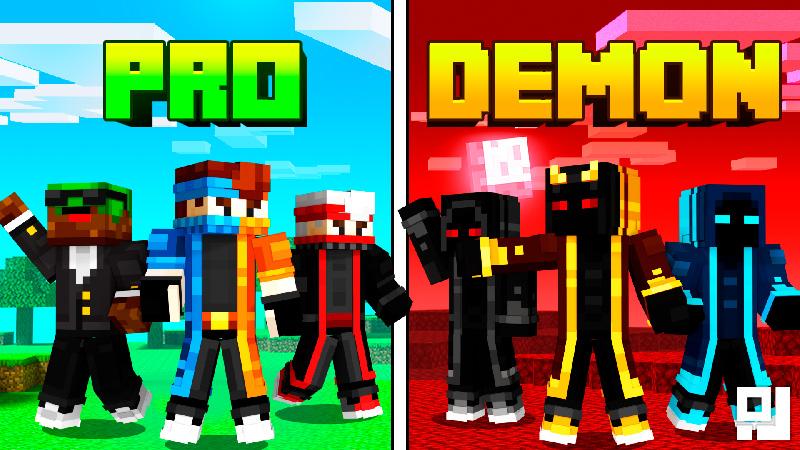 Pro VS Demon by inPixel | CHUNK - Minecraft Bedrock Marketplace Explorer