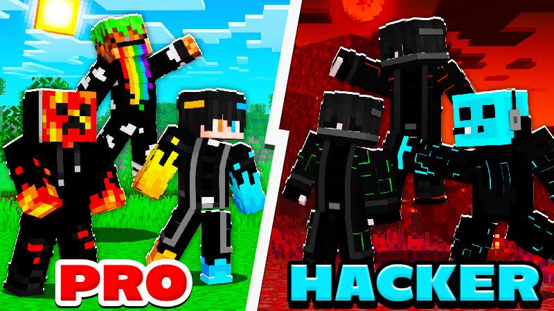 Pro VS Hacker por inPixel | CHUNK - Minecraft Explorador do mercado de ...