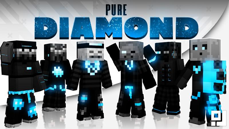 Pure Diamond by inPixel | CHUNK - Minecraft Bedrock Marketplace Explorer