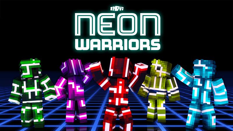 Neon Warriors Skin Pack by InPvP | CHUNK - Minecraft Bedrock ...