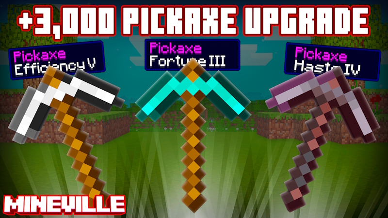 [Prison] +3,000 Pickaxe Upgrade Tokens by InPvP | CHUNK - Minecraft ...