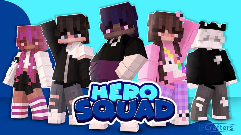 Hero Squad by JFCrafters | CHUNK - Minecraft Bedrock Marketplace Explorer