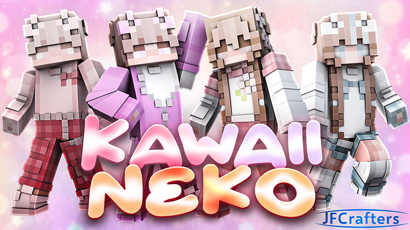 Kawaii Neko by JFCrafters | CHUNK - Minecraft Bedrock Marketplace Explorer