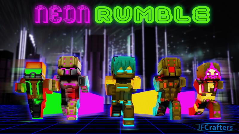 Neon Rumble by JFCrafters | CHUNK - Minecraft Bedrock Marketplace Explorer