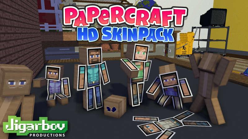 Papercraft HD Skin Pack by Jigarbov Productions | CHUNK - Minecraft ...