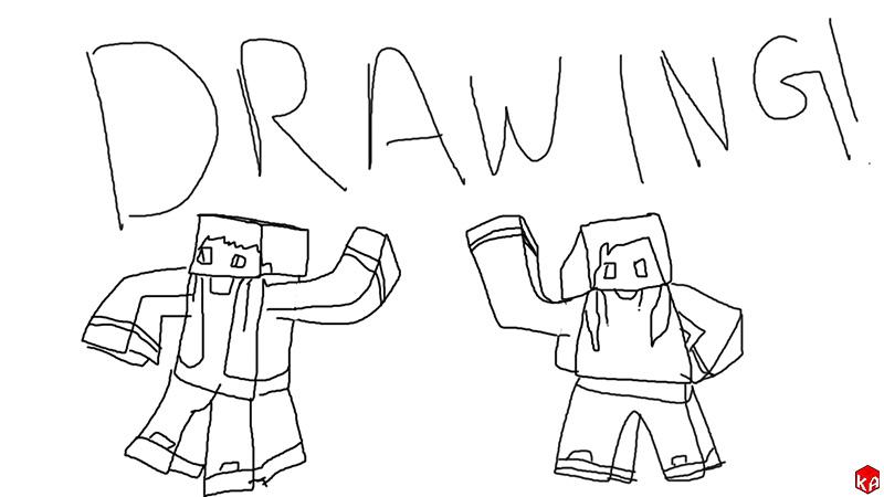 Drawings! by KA Studios | CHUNK - Minecraft Bedrock Marketplace Explorer