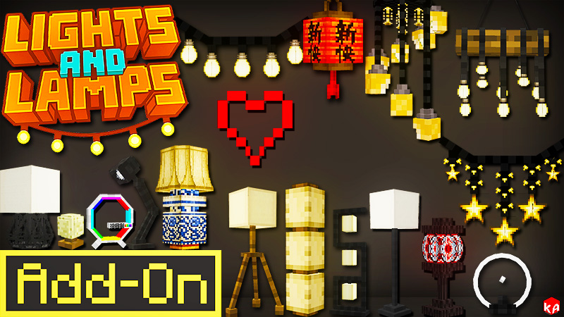 Lights and Lamps Add-On by KA Studios | CHUNK - Minecraft Bedrock ...