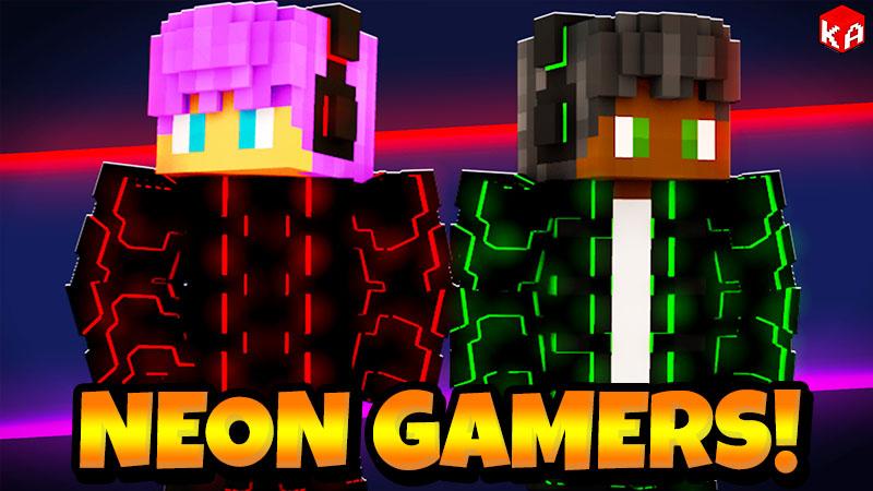 Neon RGB Gamers by KA Studios | CHUNK - Minecraft Bedrock Marketplace ...