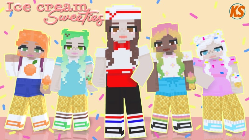 Ice Cream Sweeties by KiwiStars | CHUNK - Minecraft Bedrock Marketplace ...