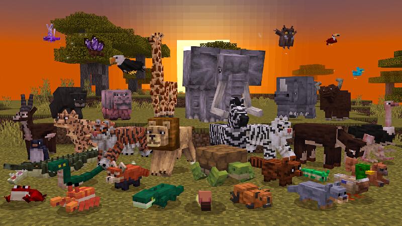 Animals Add-On by Kreatik Studios | CHUNK - Minecraft Bedrock ...