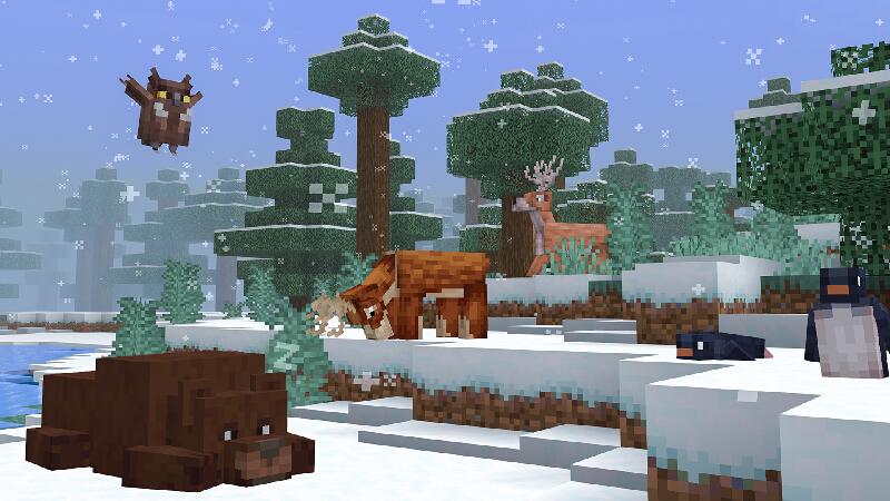 Animals Add-On by Kreatik Studios | CHUNK - Minecraft Bedrock ...