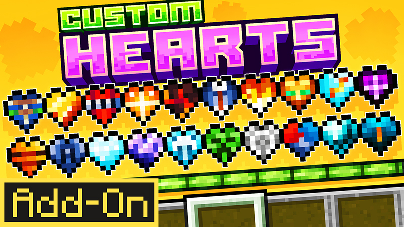 Custom Hearts Add-On by Kreatik Studios | CHUNK - Minecraft Bedrock ...