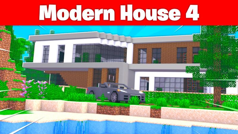 Modern House 4 by Kreatik Studios | CHUNK - Minecraft Bedrock ...