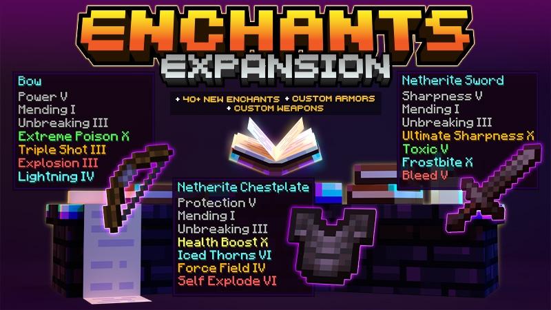 Enchants Expansion by Kubo Studios | CHUNK - Minecraft Bedrock Marketplace Explorer