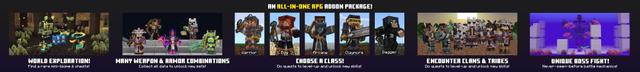 RPG Add-On by Kubo Studios | CHUNK - Minecraft Bedrock Marketplace Explorer