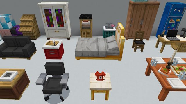Modern Furniture Add-On by Levelatics | CHUNK - Minecraft Bedrock ...