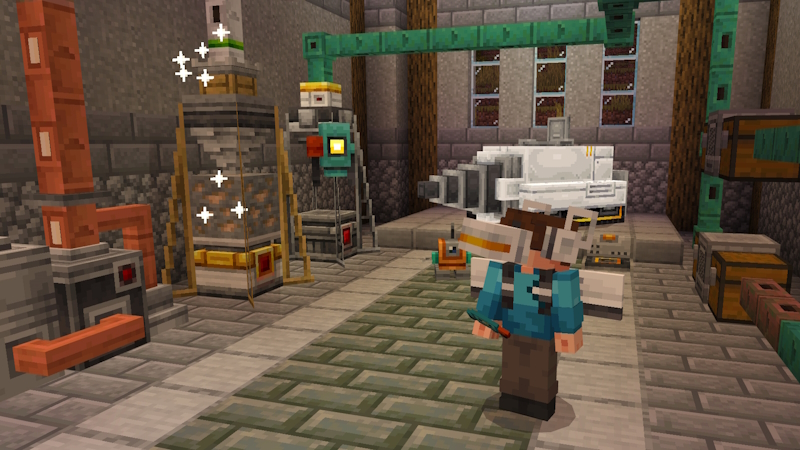 TECH CRAFT Add-On by Levelatics | CHUNK - Minecraft Bedrock Marketplace Explorer