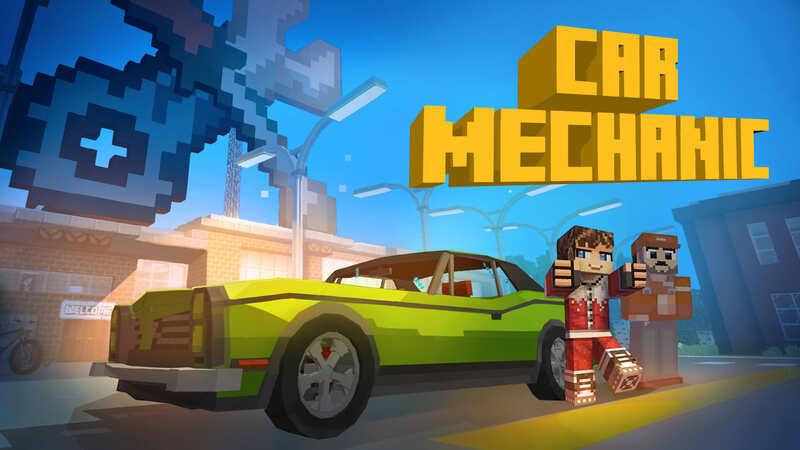 Car Mechanic by Lifeboat | CHUNK - Minecraft Bedrock Marketplace Explorer