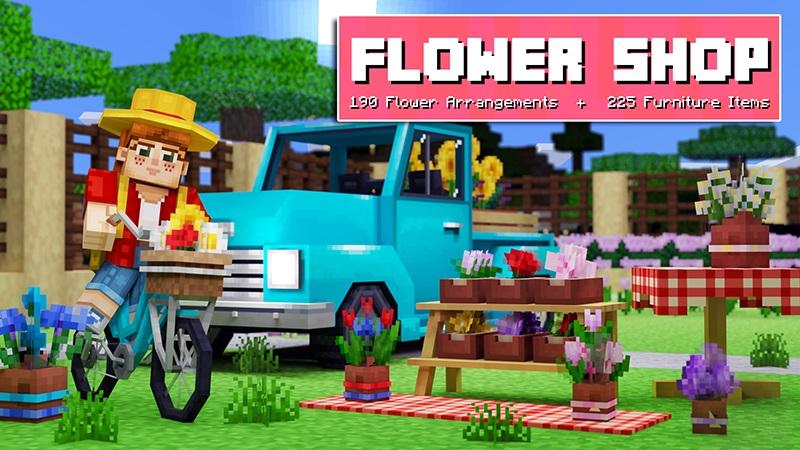 Flower Shop by Lifeboat | CHUNK - Minecraft Bedrock Marketplace Explorer