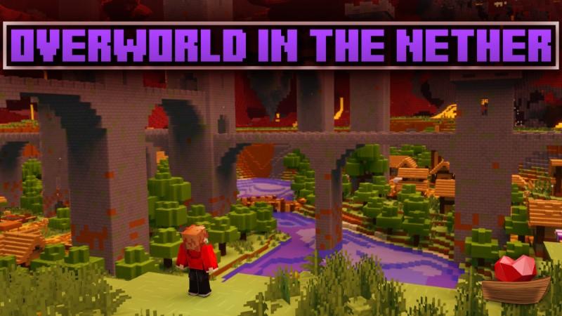 Overworld in the Nether by Lifeboat | CHUNK - Minecraft Bedrock ...
