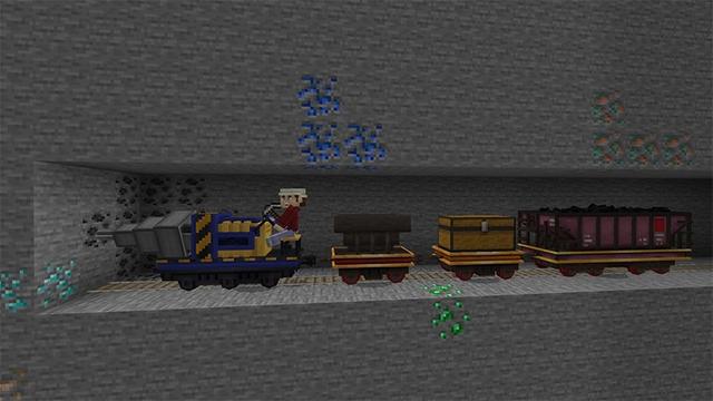Trains Add-On by Lifeboat | CHUNK - Minecraft Bedrock Marketplace Explorer