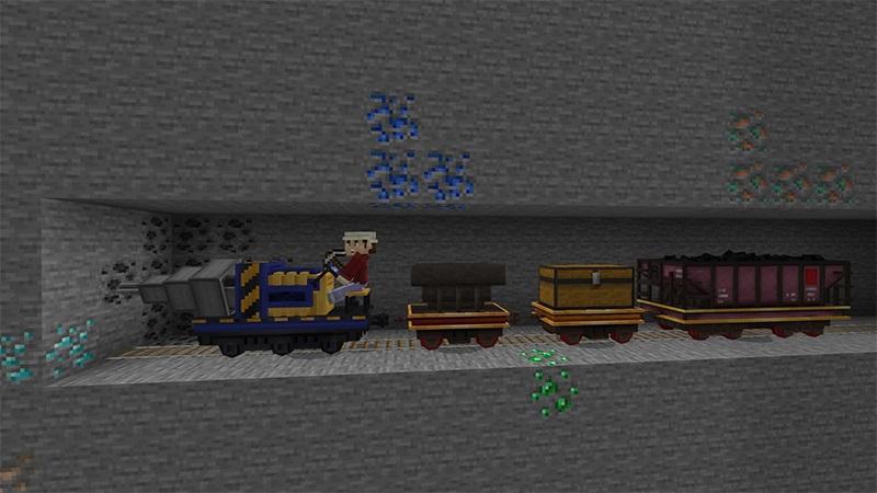 Trains Add-On by Lifeboat | CHUNK - Minecraft Bedrock Marketplace Explorer