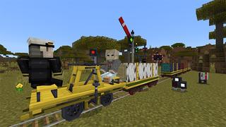 Trains Add-On by Lifeboat | CHUNK - Minecraft Bedrock Marketplace Explorer
