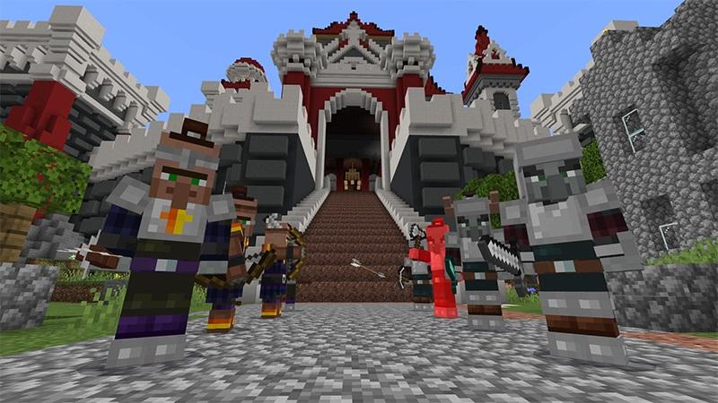 Villagers vs. Pillagers by Lifeboat | CHUNK - Minecraft Bedrock ...