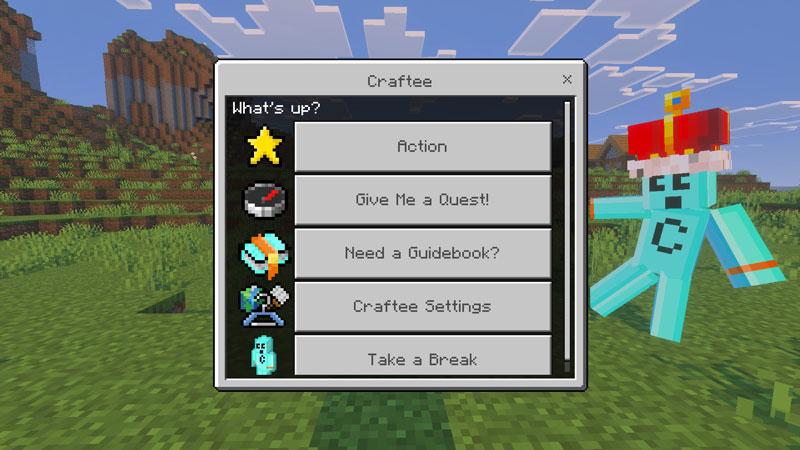 Craftee Companion v1.2 Add-On by Logdotzip | CHUNK - Minecraft Bedrock ...