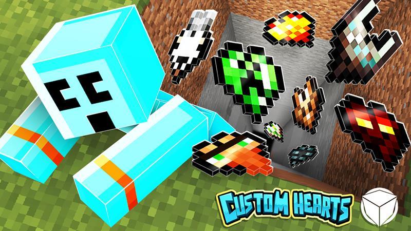 Craftee Custom Hearts by Logdotzip | CHUNK - Minecraft Bedrock Marketplace Explorer