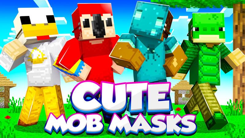 CUTE Mob Masks by Logdotzip | CHUNK - Minecraft Bedrock Marketplace Explorer